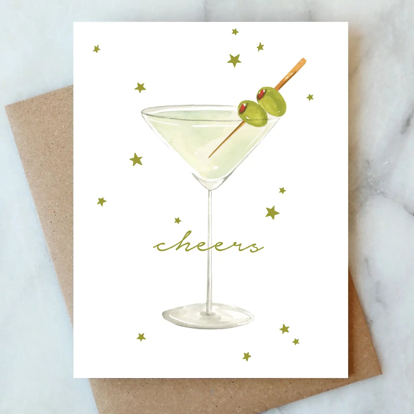 Martini Cheers Card – FEEL AT HOM